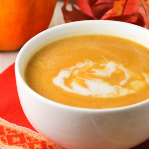 Potage à la courge musquée
